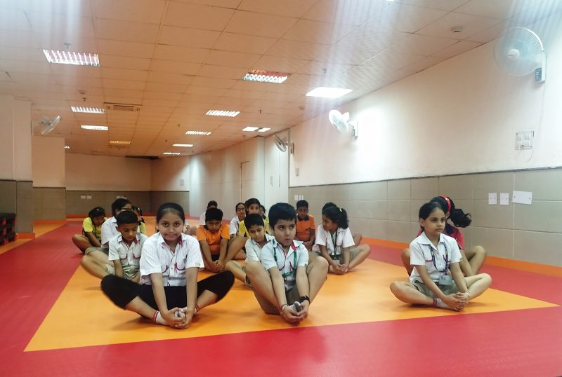 Activity – ‘Yoga Poses’ - Maxfort School Rohini